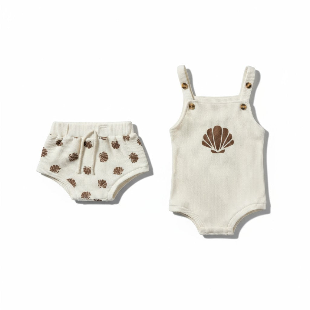 Summer Singlet Set - Seashell – Mini Zali