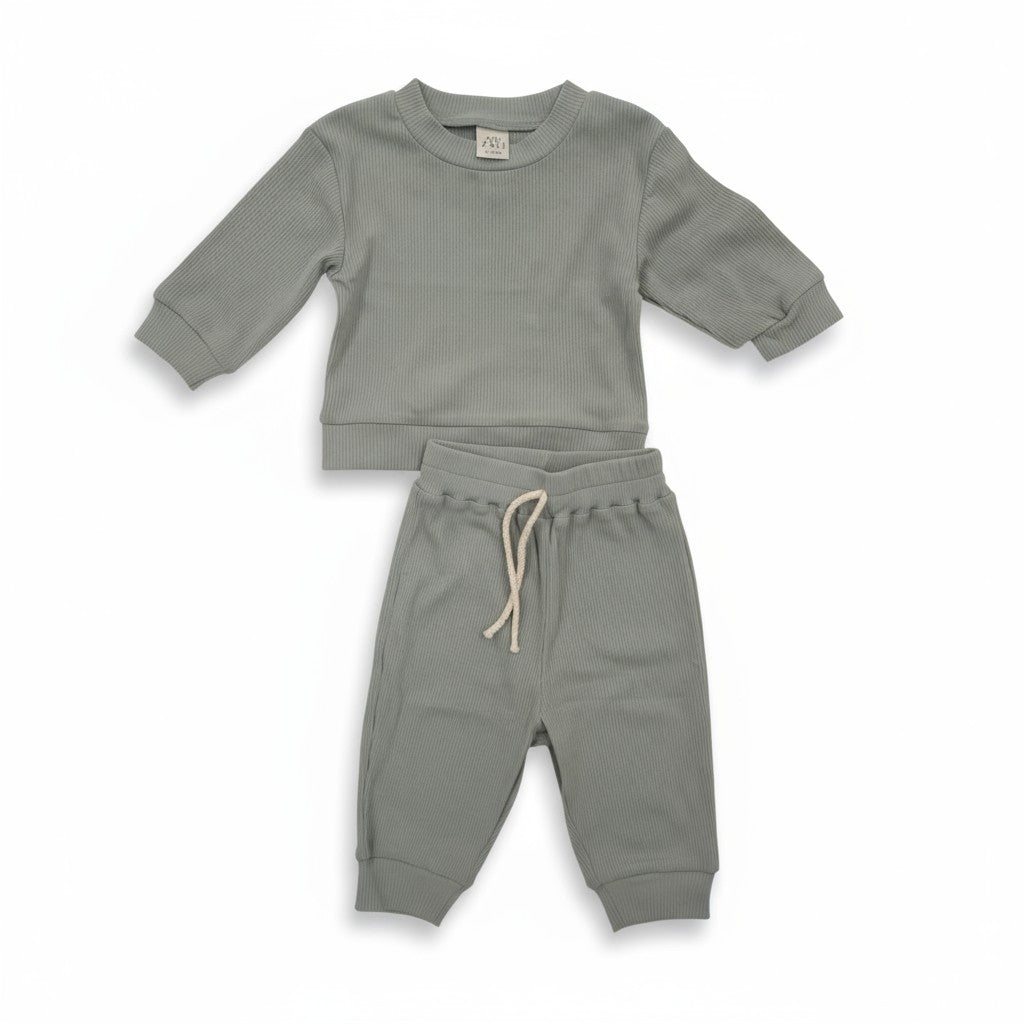 Basics Tracksuit - Grey – Mini Zali