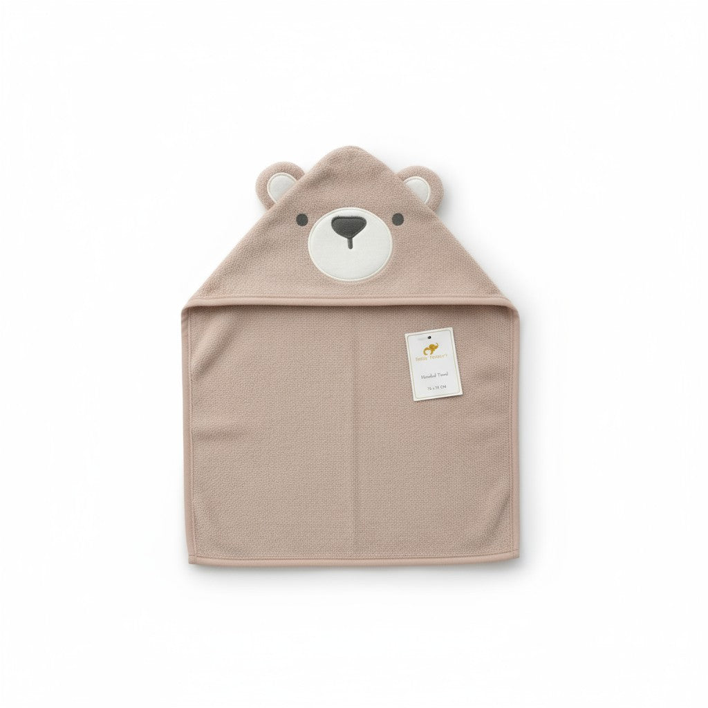 Hooded Towel - Bear – Mini Zali