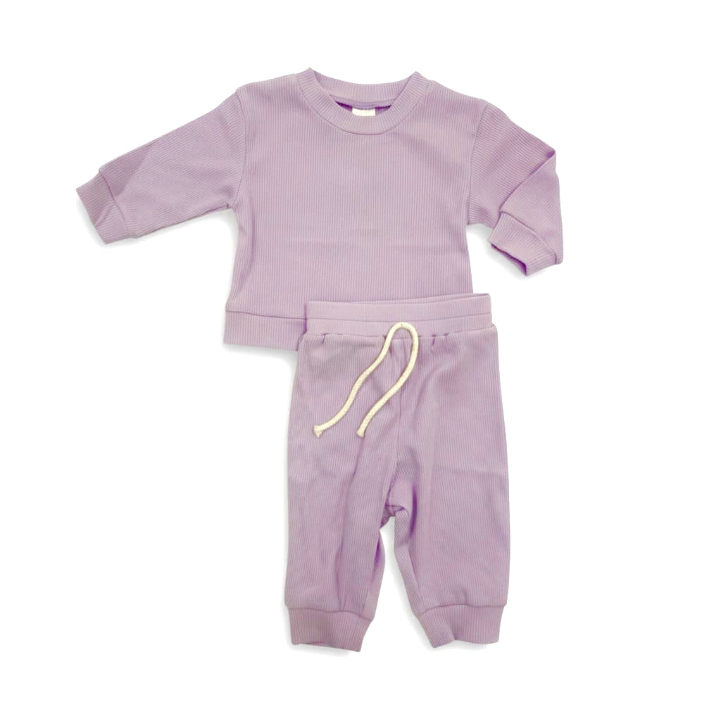 Basics Tracksuit - Lavender – Mini Zali